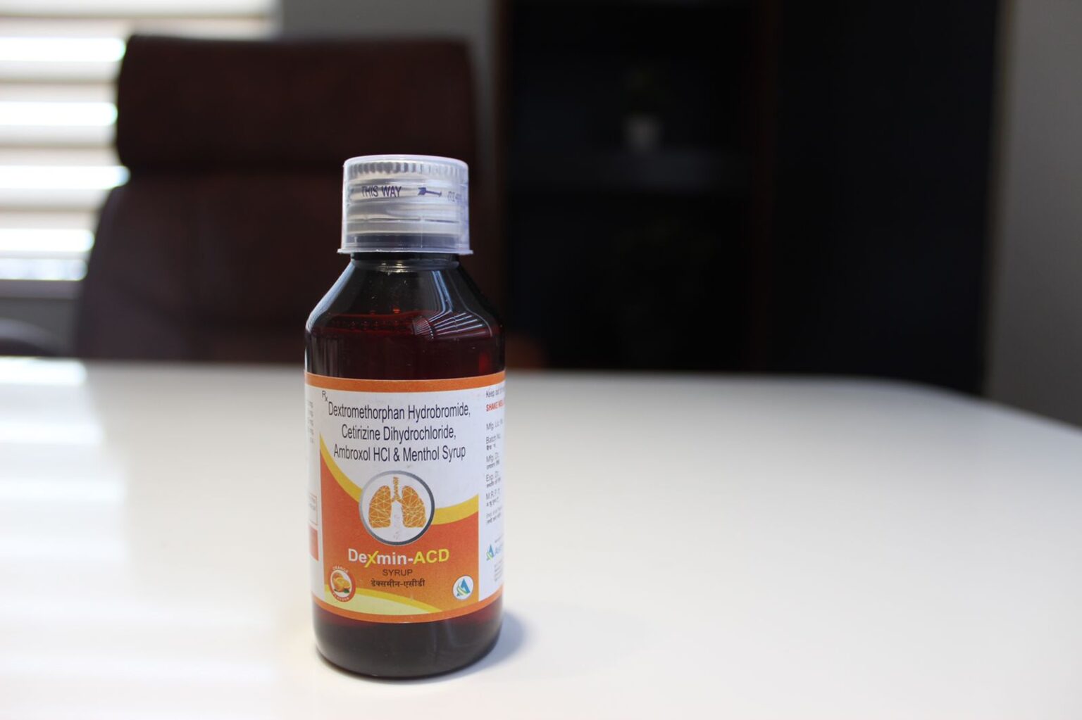 Dextromethorphan HBR, Cetrizine, Ambroxol HCL& Menthol Syrup ...