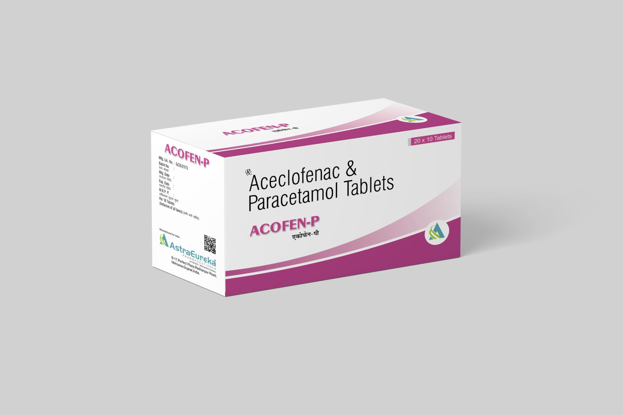 Aceclofenac & Paracetamol Tablets Manufacturer & Pharma Exporter ...
